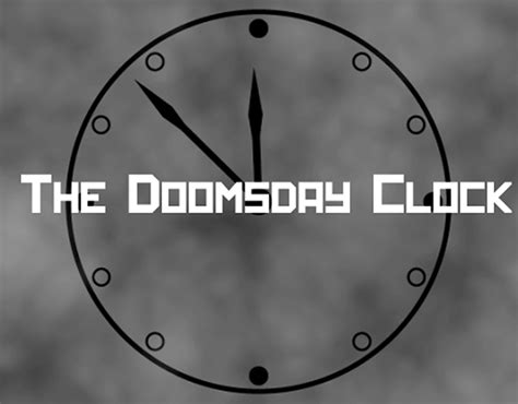 The Doomsday Clock Behance
