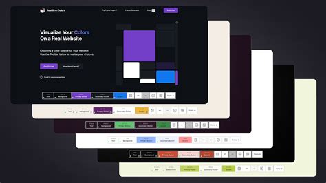 codepen realtime colors choose a color palette on a real website