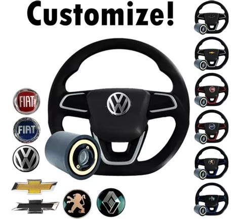 Volante Direção Esportivo Novo Onix Para Todos Volkswagen Parcelamento sem juros