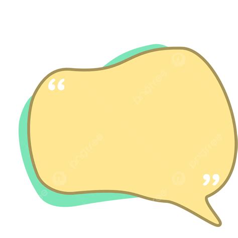 Pastel Color Speech Text Box Text Box Bubble Speech Quotes PNG