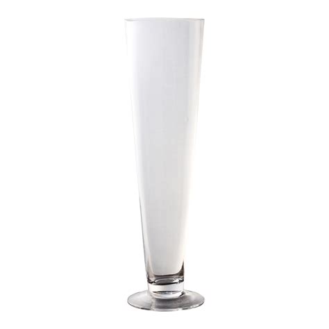 Domus Clear Glass Vase 40cm Tandc