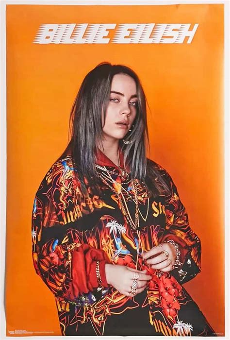 Iconic Billie Eilish Posters Avid Fan Merch