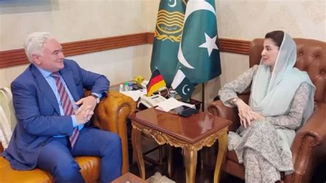 Roznama Dunya مریم نواز سے جرمن سفیر کی ملاقات، باہمی تعلقات کو مضبوط