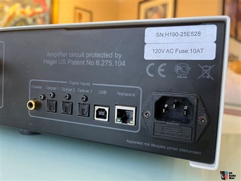 Reduced For Quick Sale As New Hegel H190 Integrated Amp Dac Streamer