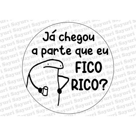 Papel Arroz Flork Meme Com 20cm Redondo Shopee Brasil