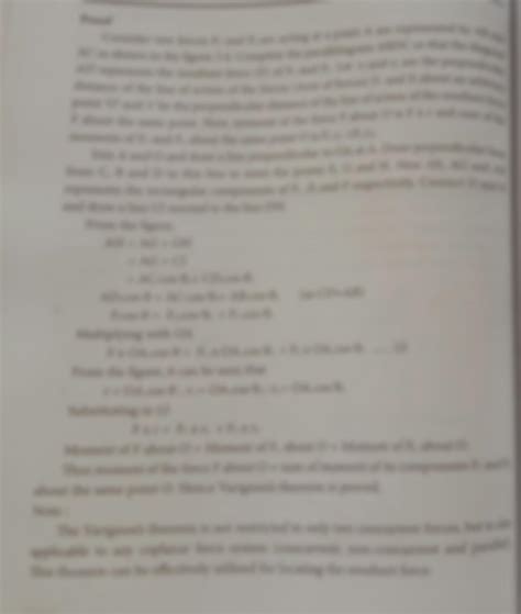 SOLUTION Principle Of Moments Varignons Theorem Studypool