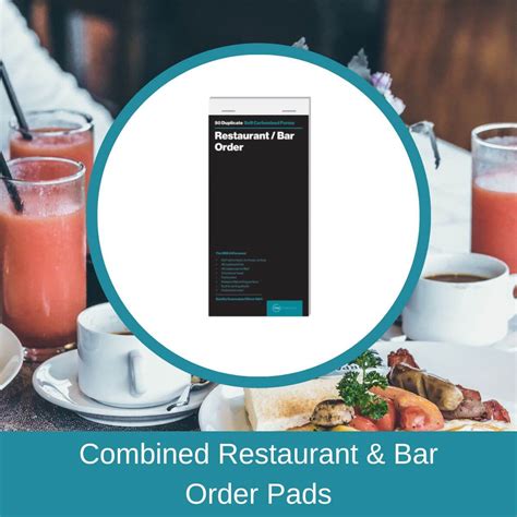 Restaurant And Bar Orderpads