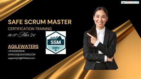 Safe Scrummaster Agilewaters Certificationtraining Agile Acpl