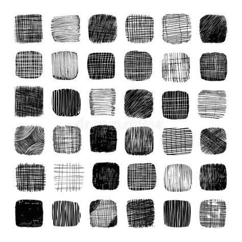 Hatching Texture Black White Stock Illustrations 5 309 Hatching