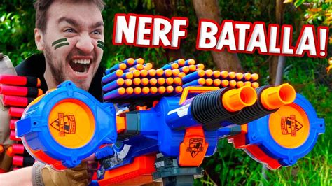 GUERRA NERF BATALLA EXTREMA DE SUPERVIVENCIA YouTube