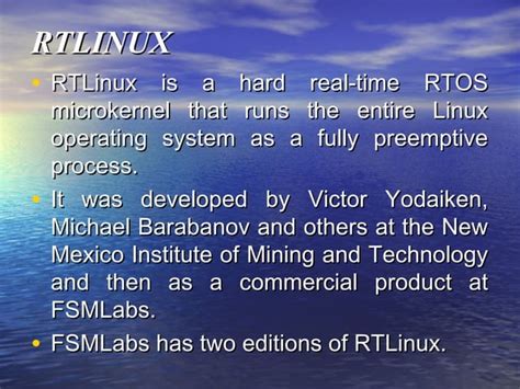 Rt Linux