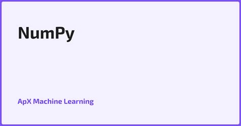 Numpy And Pandas 要点 Python 数据分析入门