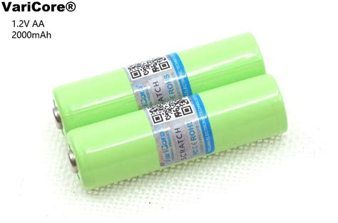 VariCore batería recargable AA Ni MH de 2000mAh 1 2 V alta capacidad