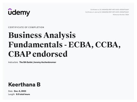 Udemy Course Completion Certificate Keerthana B