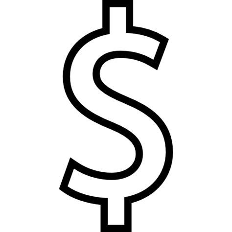 S Mbolo De D Lar Icono Gratis