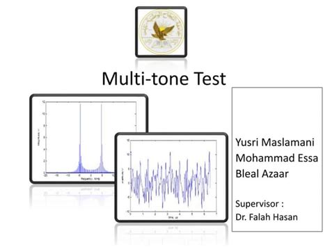 Multi Tone Test Pptx Digital Audio Computer Software And Applications