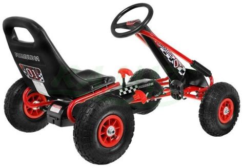 GOKART NA PEDAŁY POMPOWANE KOŁA 7300925698 oficjalne archiwum Allegro