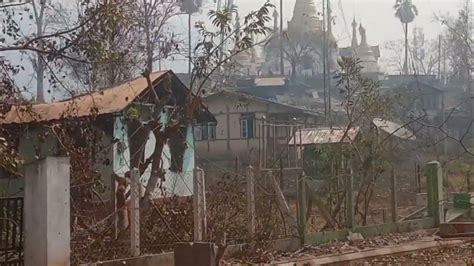 Shadaw City Video After Ka Kndf Vs Myanmar Military War Youtube