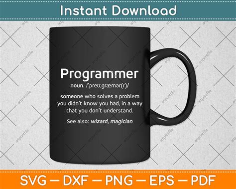 Programmer Meaning Definition Computer Science And Coding Svg Cut File
