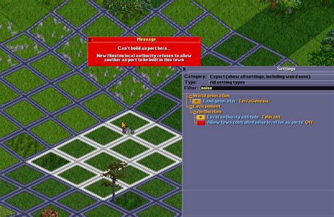 Bug Noise Control Setting Doesnt Describe Airport Number Limit Well