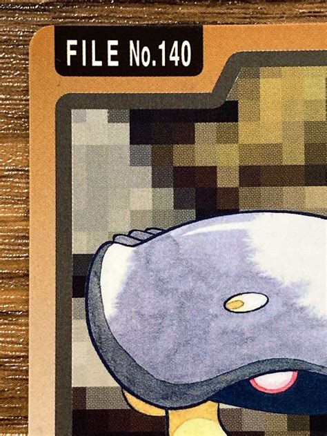 Mavin Pokemon Carddass Card Kabuto File No140 Bandai Pocket Monsters