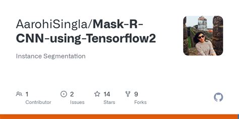GitHub AarohiSingla Mask R CNN Using Tensorflow2 Instance Segmentation