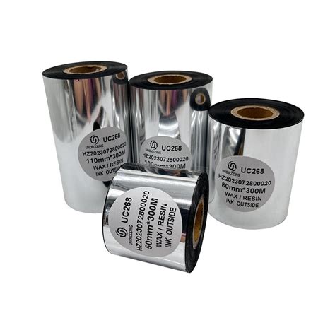 300m Printer Ribbon For Label Printer 300m Printer Ribbon And Wax Resin Ribbon
