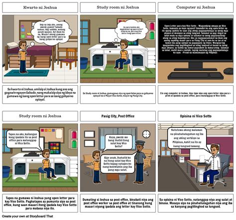PT 2 Pagbuo Ng Kuwento Storyboard By 22e6f56b