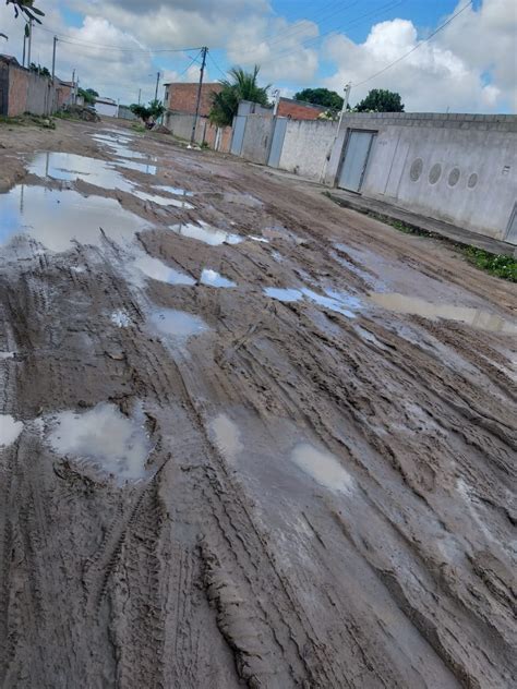 Ruas Sem Pavimentação Lama E Muitos Buracos Confira O Flagrantes Do
