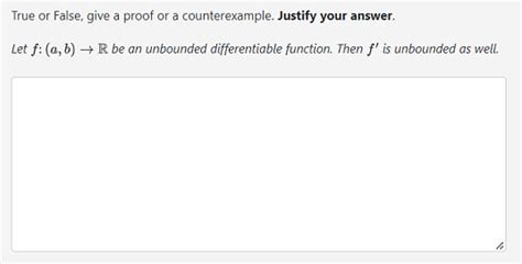 solved true or false give a proof or a counterexample