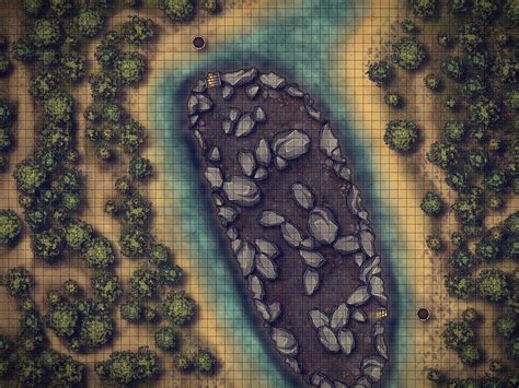 Map Of Leilon Grid Battlemap Madth Productions