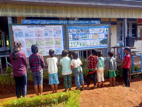 လိပ်သိုမြို့တွင် သဘာဝပတ်ဝန်းကျင် ထိန်းသိမ်းရေးဆိုင်ရာ အသိပညာပေး နံရံကပ