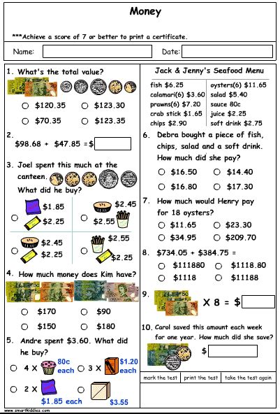 Money Problem Solving Studyladder Interactive Learning Games