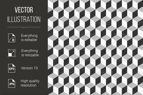 Grid Of Cubes By DvargShop TheHungryJPEG