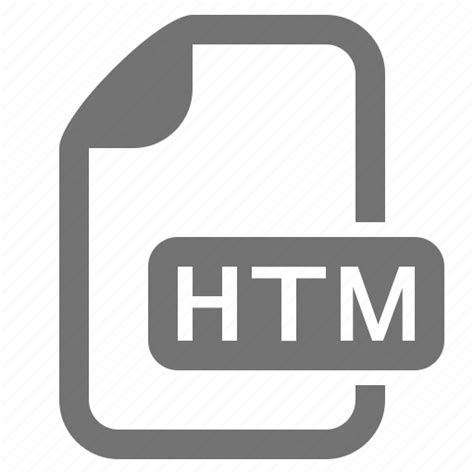 Code Document Extension File Format Htm Website Icon