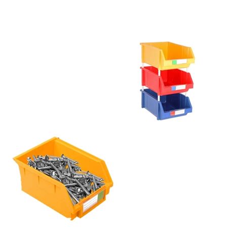 Durable Easy Assembly Tool Storage Bin Plastic Shelf Bin And Plastic Hanging Bin Price