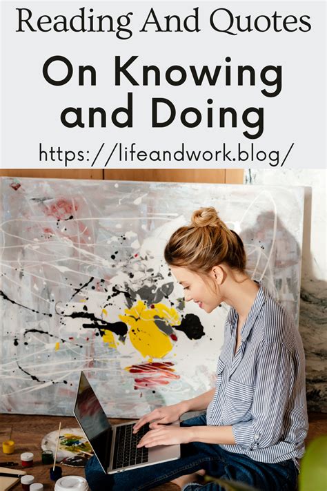 On Knowing And Doing
