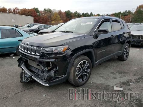 Report 3c4njdcb4nt150081 Jeep Compass 2022 Black Gas Price And Damage
