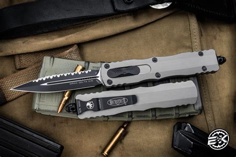Microtech Dirac Delta Otf Automatic Knife Natural Clear 375 M390