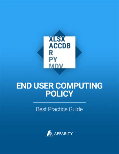 Basics Of An End User Computing Policy Apparity Blog