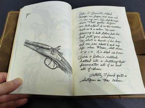 Arthur Morgan Journal Arthur S Rdr Cosplay Video Game Props Replica Etsy