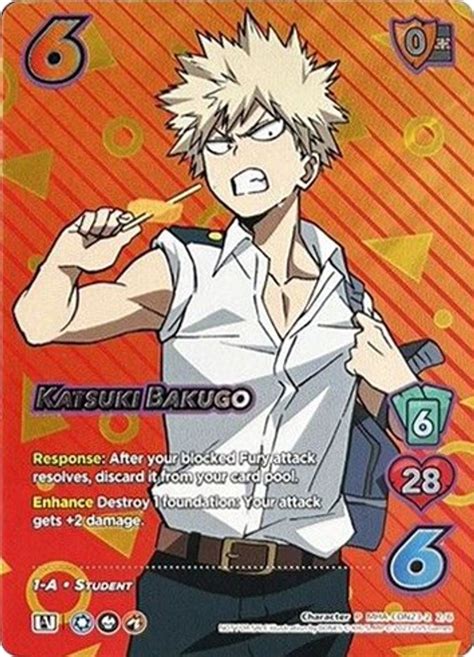 Katsuki Bakugo Gen Con 2023 Universus My Hero Academia Promo Cards