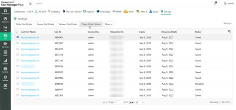 Integration With Sectigo Certificate Manager