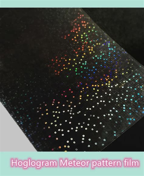 홀로그램 유성 패턴 콜드 라미네이션 필름 시트 반짝이는 점사진 페이퍼 Aliexpress
