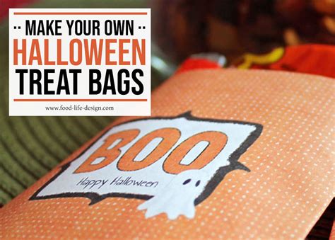 Free Halloween Printables Diy Goody Bags Food Life Design