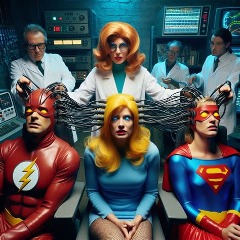 Supergirl And Flash Drained Of Essences By Doctor By Nega1 On Deviantart