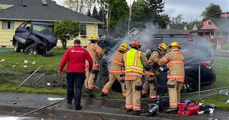 Update Driver Trapped In Vehicle Rescued Tuesday In Longview
