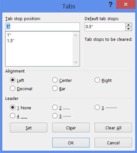 How To Set Tabs In A Microsoft Word Document With Pictures EHow