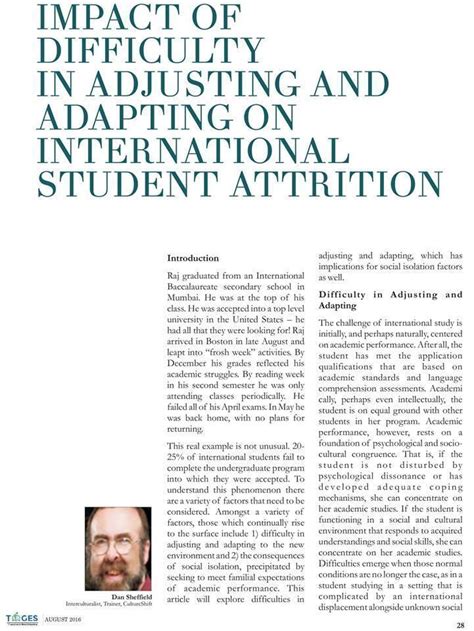 Transitions In Global Education On Linkedin Impact Of Difficulty In