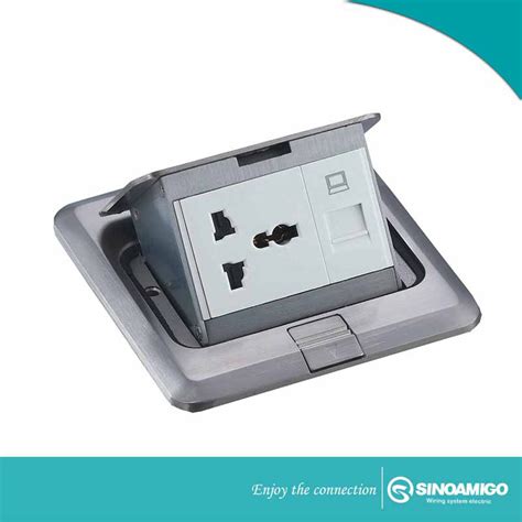 Stainless Steel Floor Socket Outlet Ground Universal Socket China Floor Box And Floor Boxes